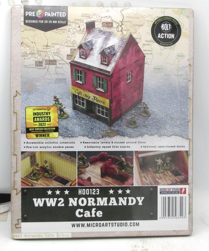 Micro Art Studio H00123 WW2 Normandy Cafe (Bolt Action) Pre-Painted Terrain Kit | eBay