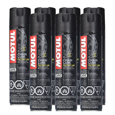 Motul MC CARE C4 CHAIN LUBE FL Spray 2.8L Chain Lubricant 7 x 0.4L | eBay