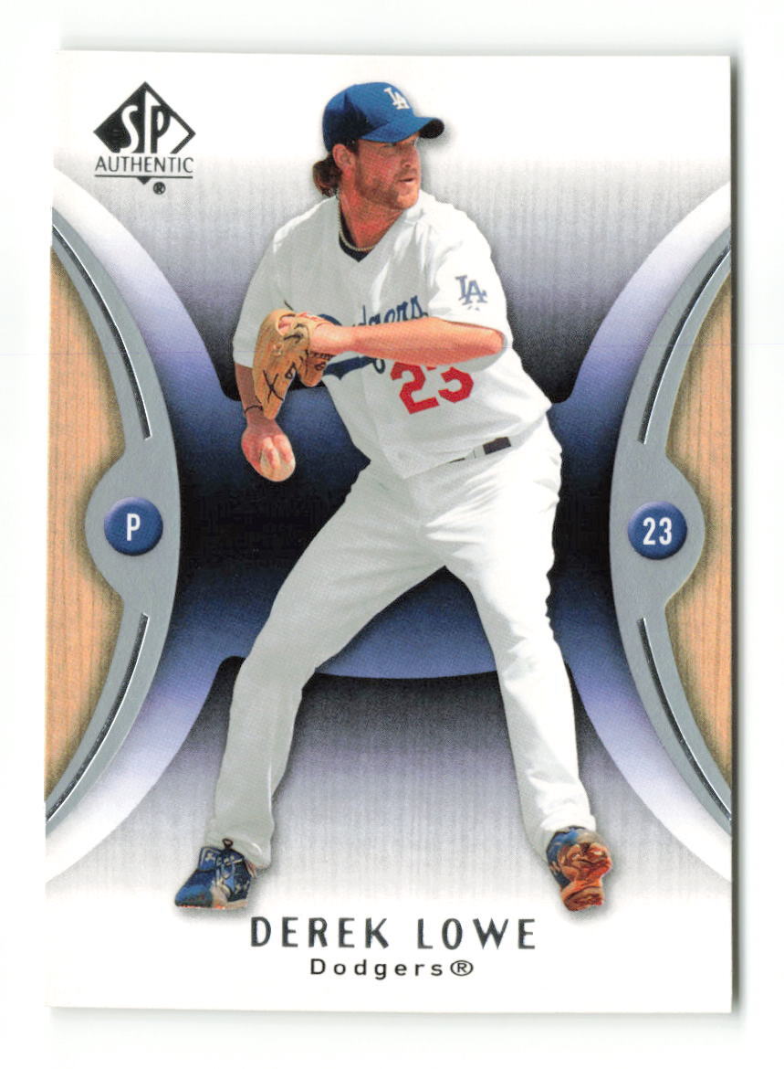 2007 SP Authentic Derek Lowe #24 Los Angeles Dodgers Baseball Card | eBay