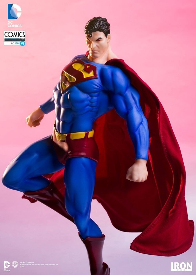 Iron Studios Superman Statue Figure Exclusive with Ivan Reis Autograph ...