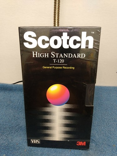 Scotch High Standard T-120 VHS Tape by 3M General Purpose Factory ...