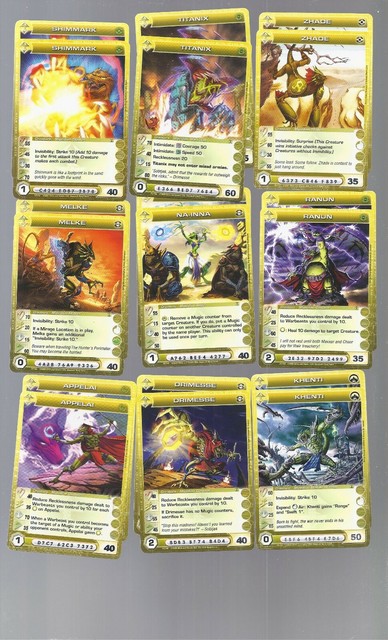 Lot of 18 Chaotic Creature Mipedian cards. Lot #549 | eBay