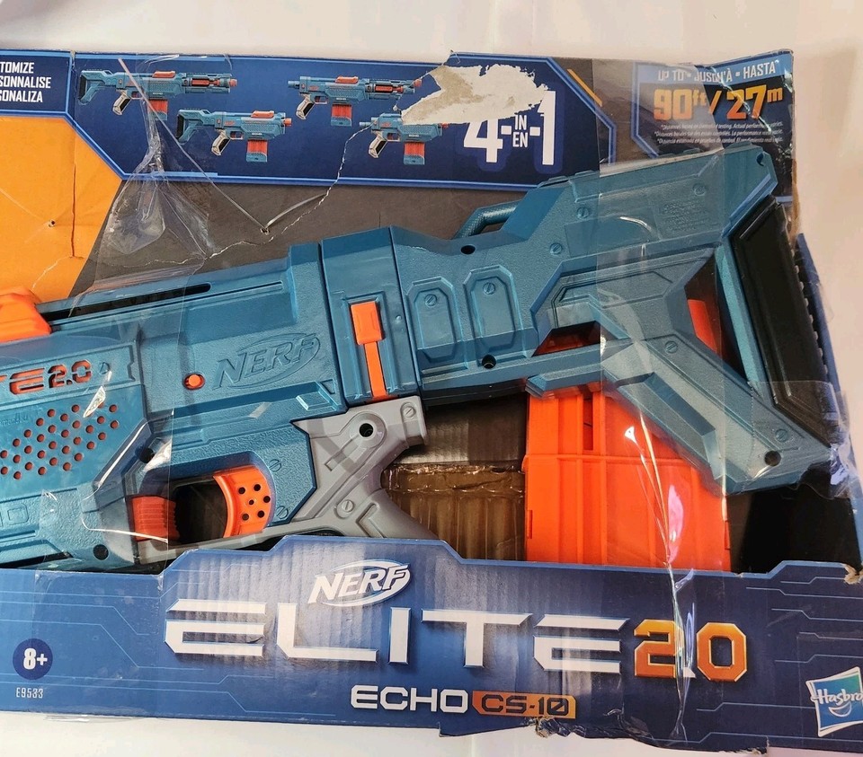 NERF Elite 2.0 Echo CS-10 Blaster Toy Gun Used Tested Working | eBay