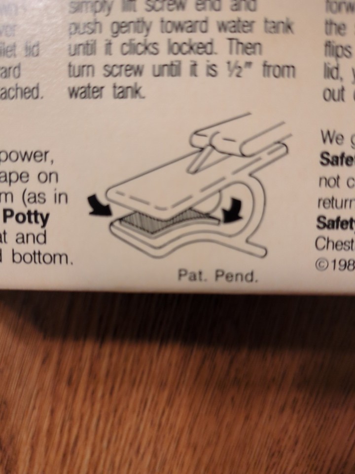 PottyLock Child Resistant Toilet Seat Lock Easy Install | eBay
