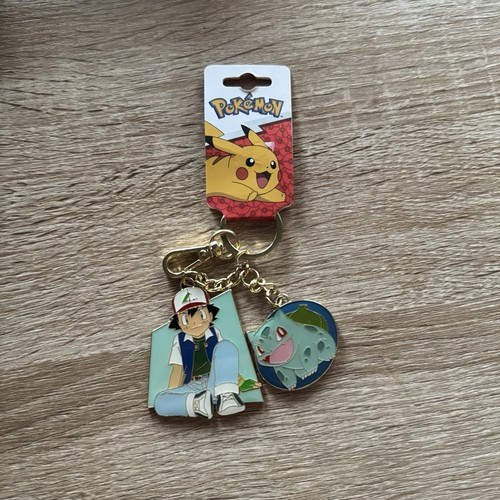 Pokemon Ash & Bulbasaur Keychain | eBay