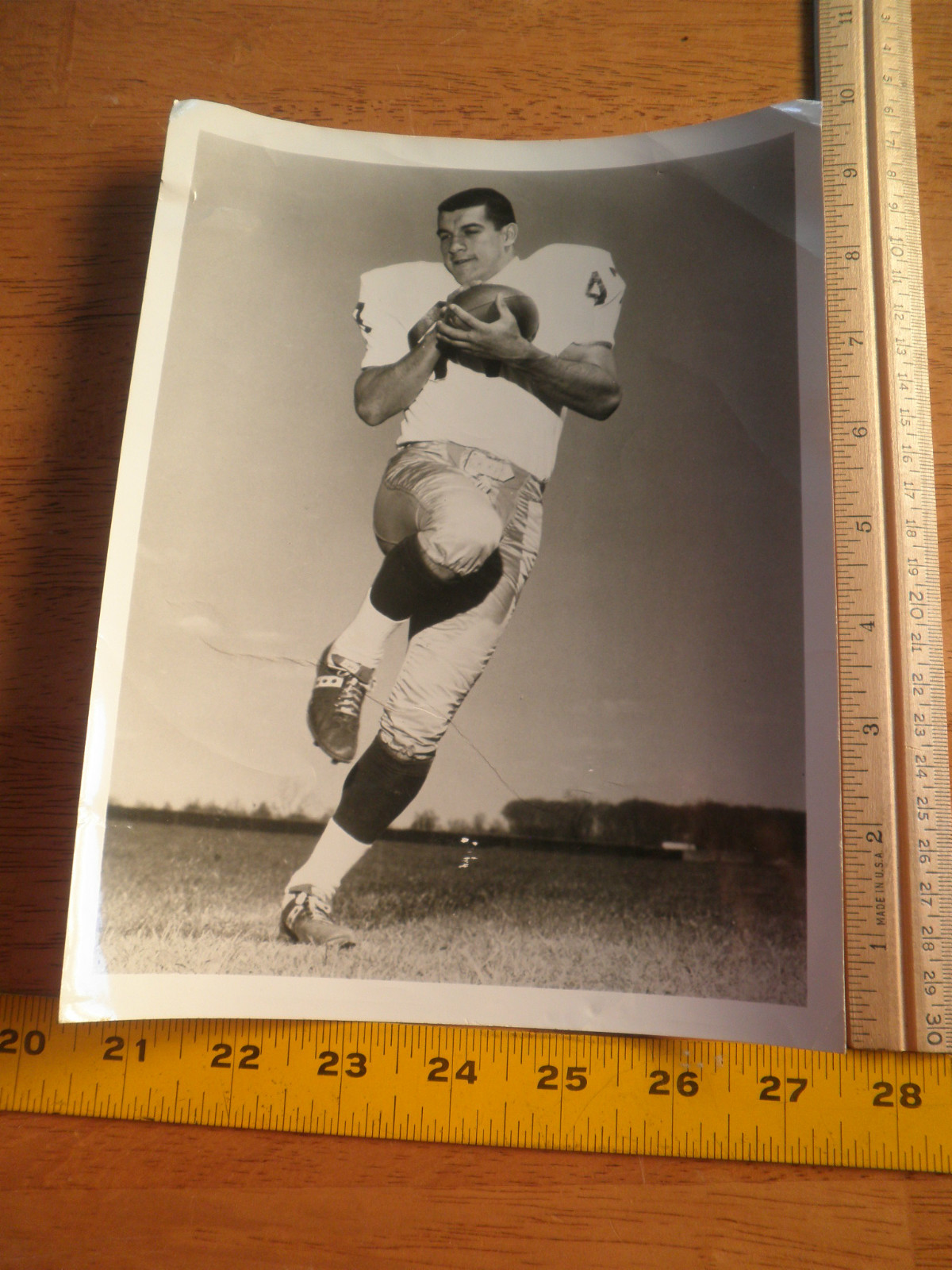 1967 Notre Dame Football Nick Eddy VINTAGE press Photo 7x9" Original | eBay