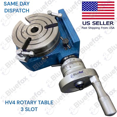 4" 110MM HV4 HORIZONTAL VERTICAL ROTARY TABLE HEAVY DUTY TABLE | eBay
