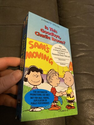 Screening Copy Is This Goodbye, Charlie Brown? [VHS] 2000 peanuts ...