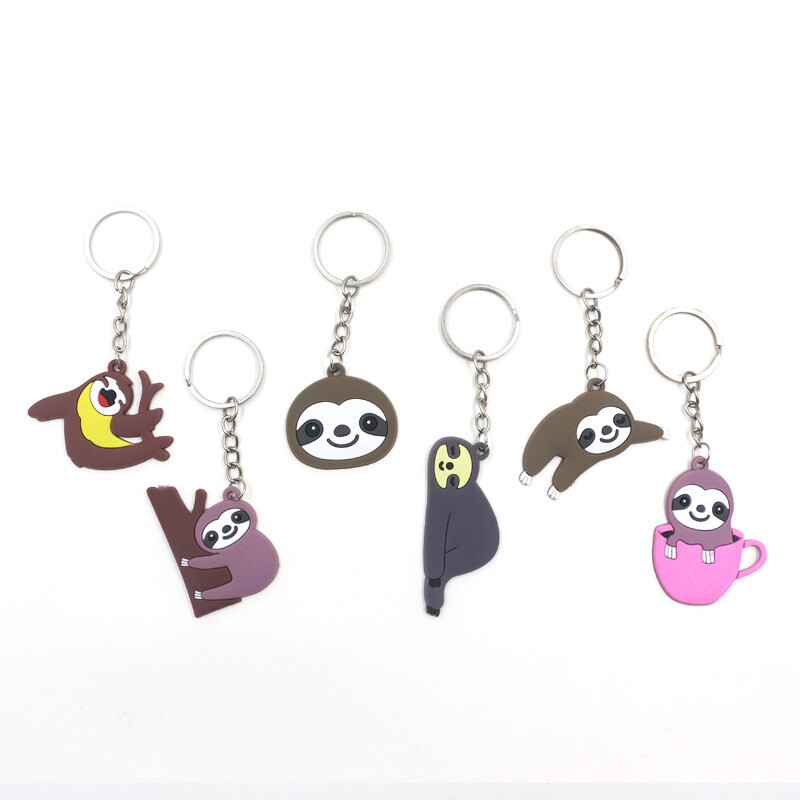 Chain Pendant Keychain Key Ring Jewelry Keyrings Cartoon Animal Cute Æ ...