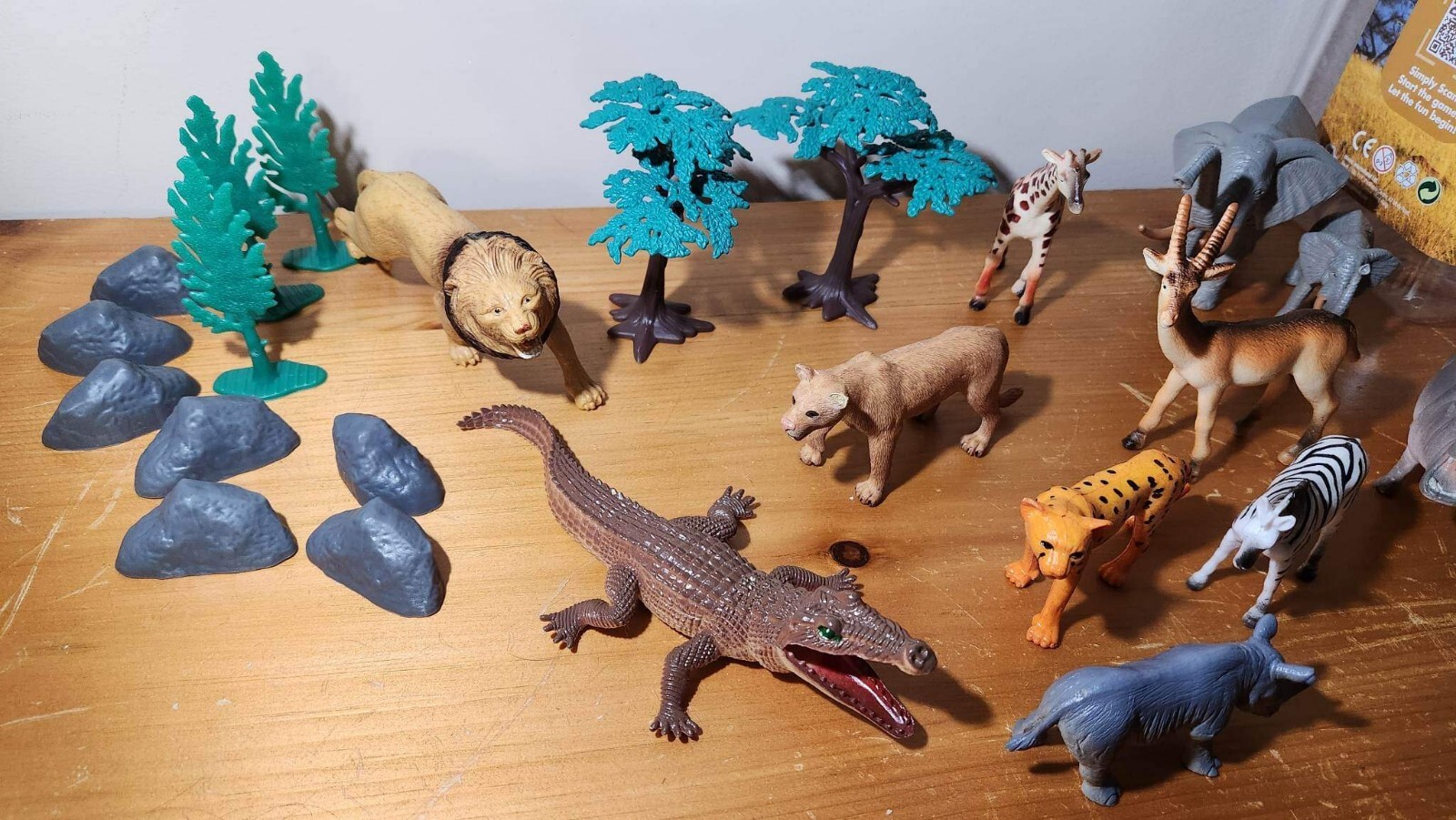 Wenno Wild Animals With Augmented Reality 30 Piece Set | eBay