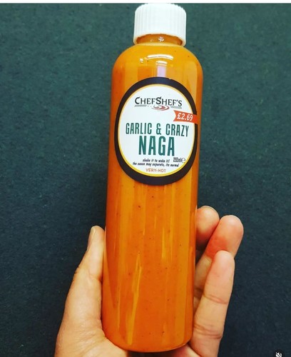 6 x ChefShef's Garlic & Crazy Naga Sauce 255ml | eBay UK