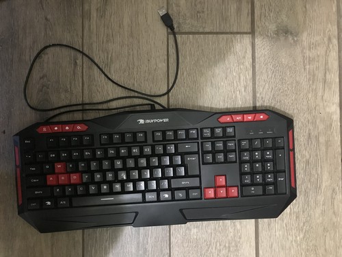 iBuyPower Black & Red Slip Resistant USB IBP-ARES E1 (US) Gaming ...