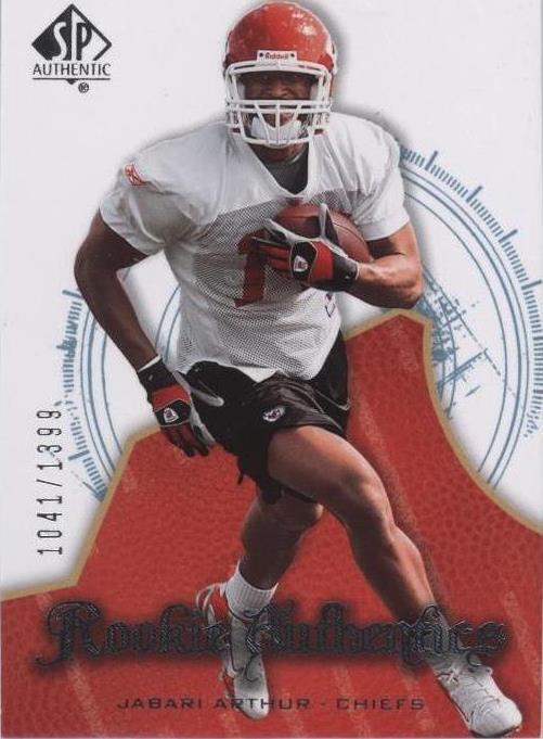 2008 SP Authentic - Rookie Authentics Jabari Arthur #123 /1399 (RC) for ...
