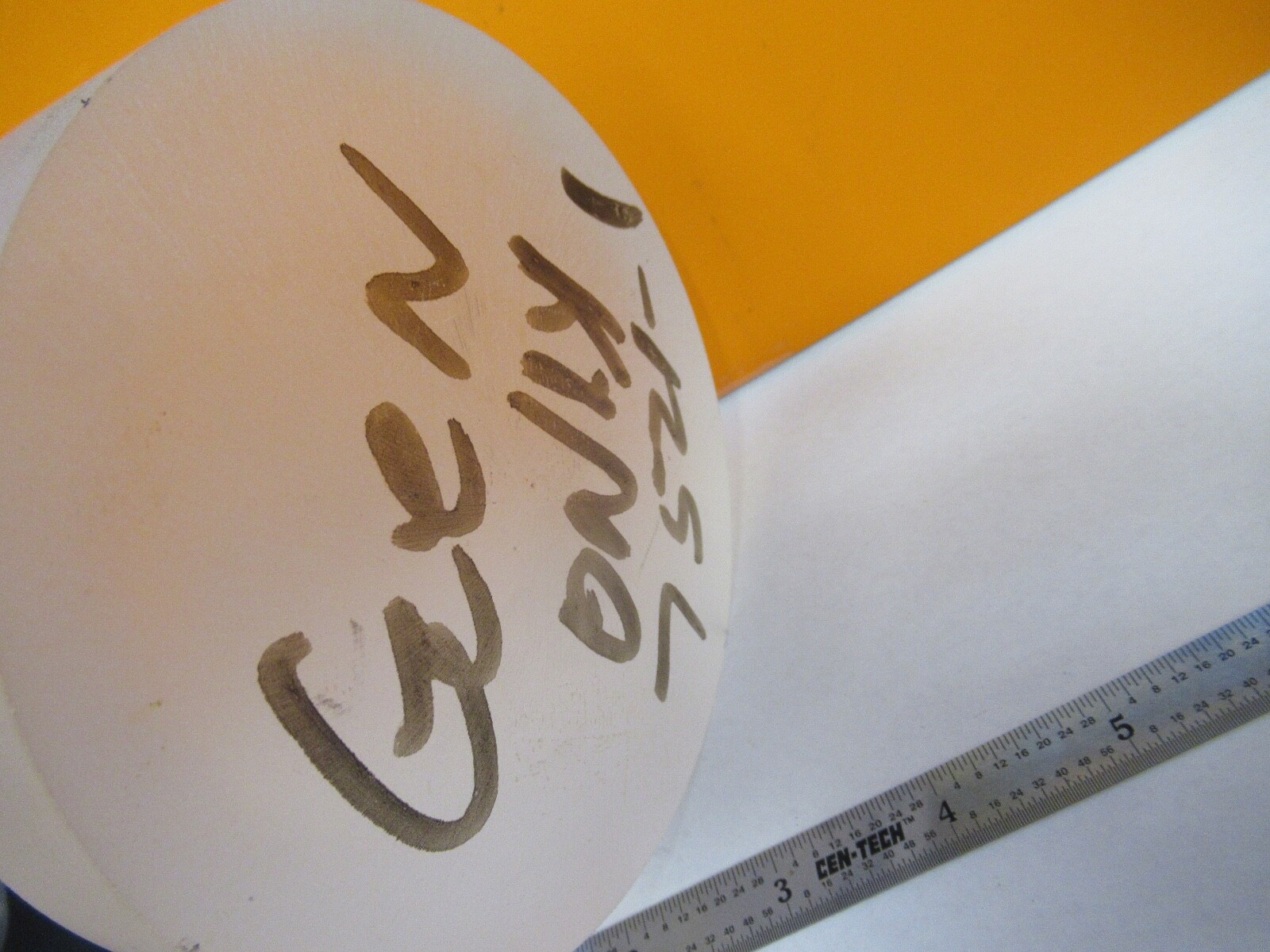 OPTICAL UNFINISHED GLASS PRE-FORM BK7 LENS BI CONVEX OPTICS AS PICTURED ...