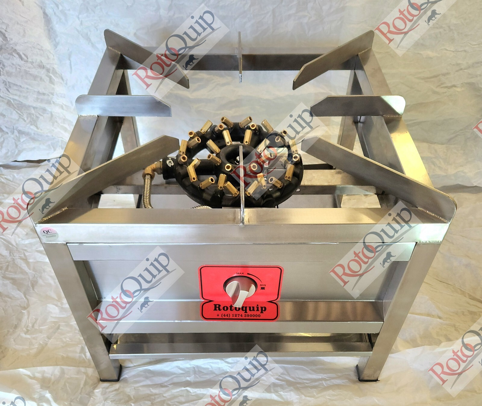 COMMERCIAL STOCKPOT COOKER/STOVE 32 JET BURNER 600 x 600 NATURAL OR ...