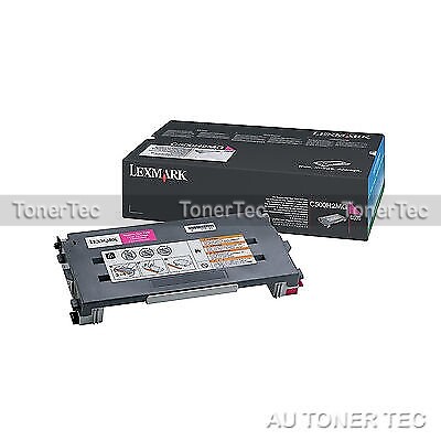 Lexmark Genuine C500H2MG HY MAGENTA Toner Cartridge C500n/X500N/X502N ...
