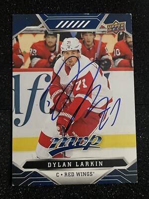 Dylan Larkin Signed 2019-20 UD Upper Deck MVP Card Autographed #57 | eBay