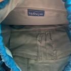 Vintage Kipling Backpack Duffle Bag Drawstring Nylon Medium, Teal | eBay