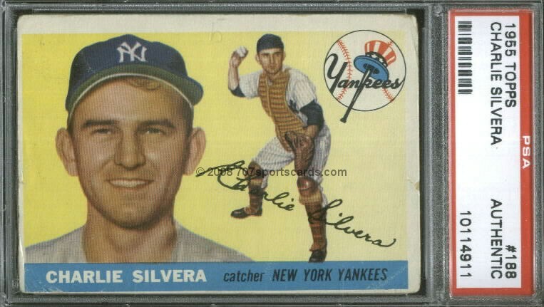 1955 Topps - High # Charlie Silvera #188 for sale online | eBay