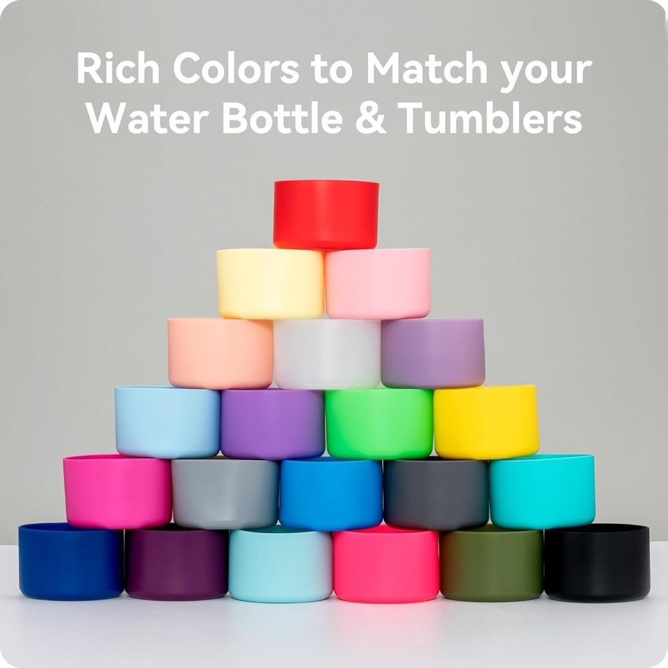 2 Pack Silicone Boot Protector | Compatible with Owala 24/40oz Travel ...