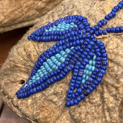 Antique Native American Beaded Plains Moccasins c1890s Thread Sewn ...