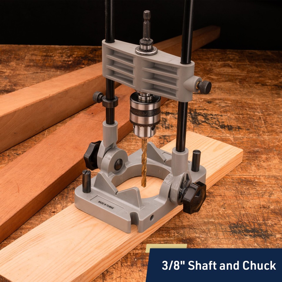 Drill Guide Jig Convert Hand Drilling to Drill Press Bore Up To 45 ...
