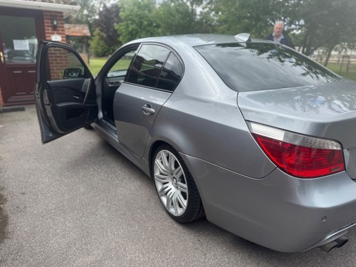 BMW 5 Series, M535D M Sport Auto. Silver with Black interior. 136,000 ...