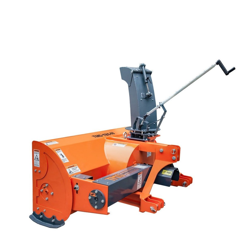 48in 3-Point Hitch Snow Blower 20-40HP 360° Chute Support | eBay