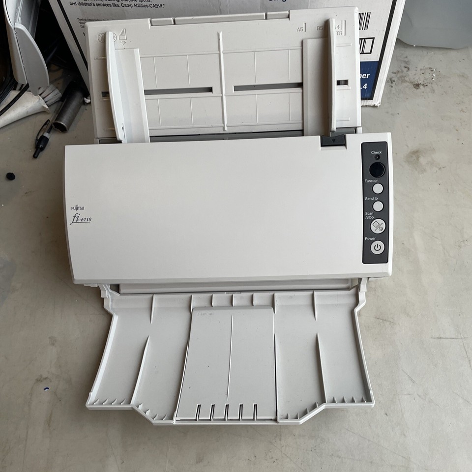 Fujitsu Fi-6110 Color Duplex Document Scanner 97564307737| eBay