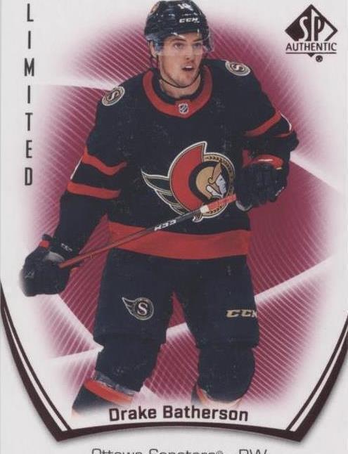 2021-22 SP Authentic - Drake Batherson #9 Limited Red for sale online ...