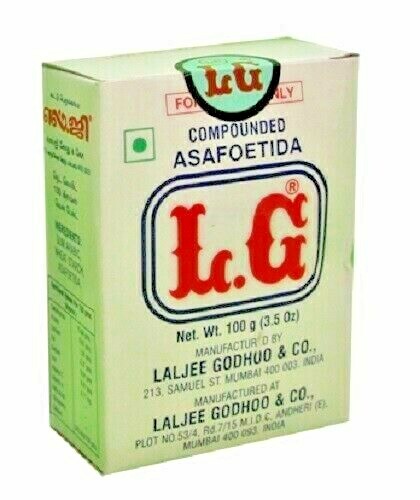 LG Hing (Asafetida) -Compounded Slab - 100g Box X Pack of 2 US Seller ...