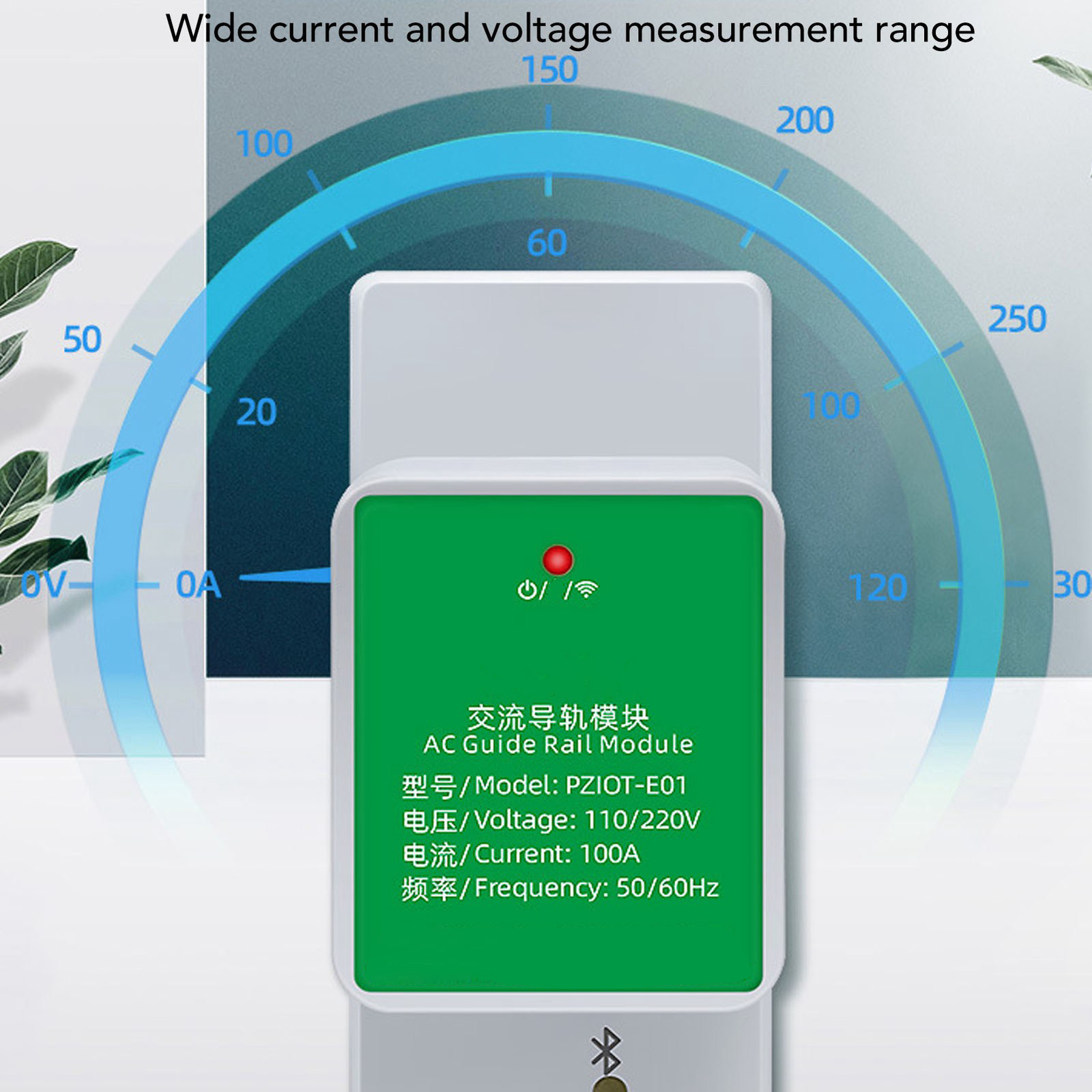 Smart Energy Monitor Multifunction DIN-Rail Remote WiFi Electricity ...