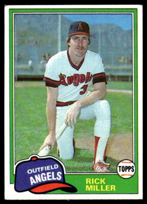 1981 Topps Rick Miller #239 California Angels Baseball Card | eBay