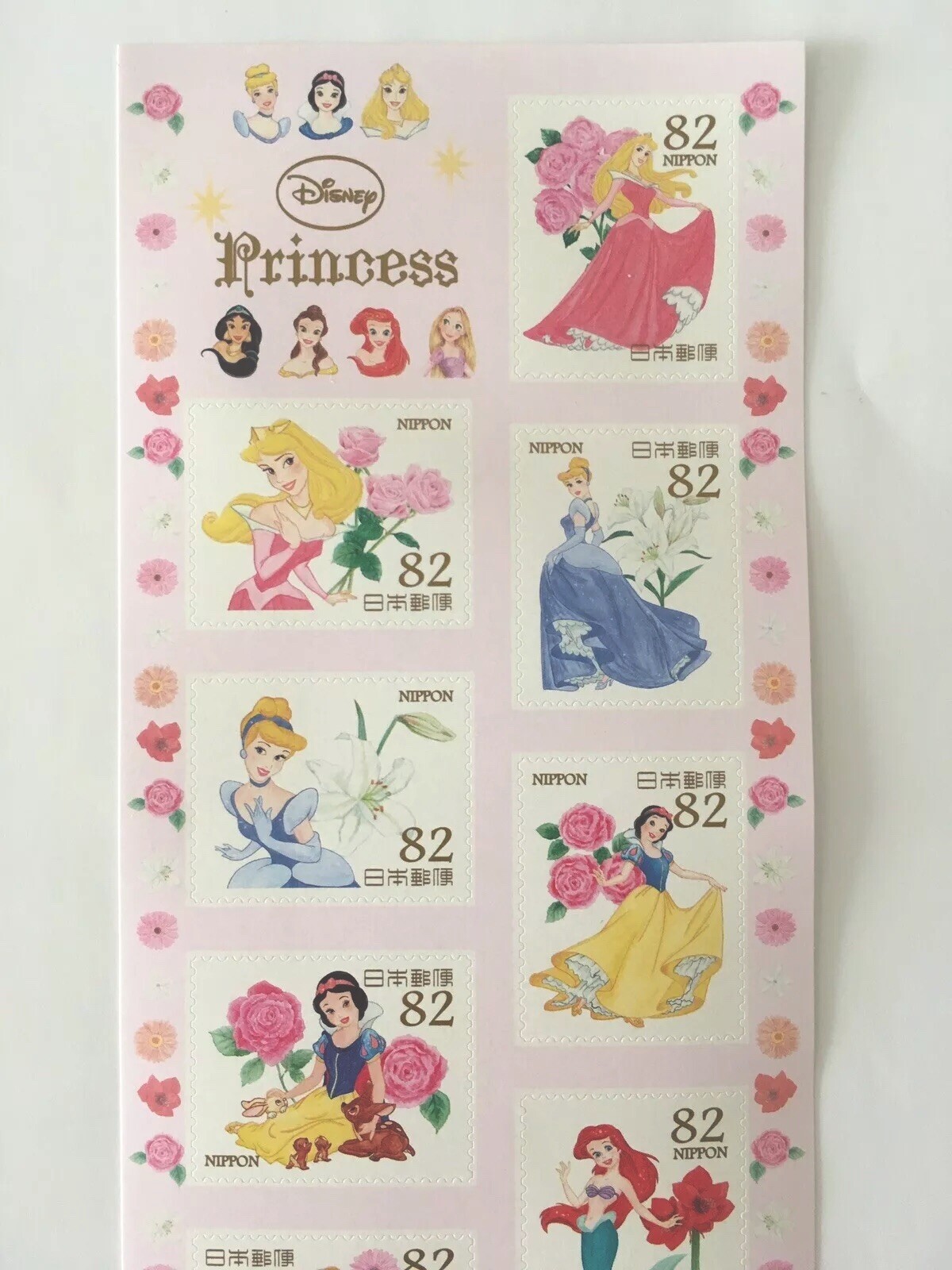 Japan Post x Disney Stamp Sheet/ Disney Princess MNH | eBay