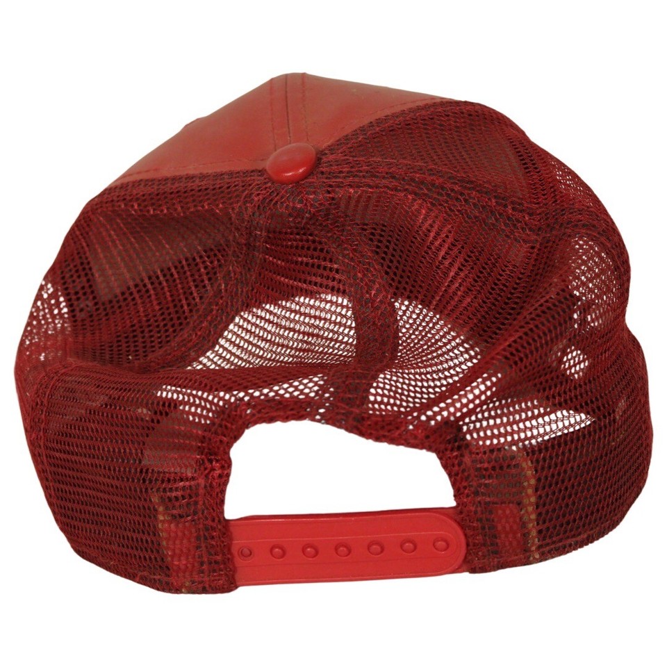 Deadpool Logo Marvel New Era 9Fifty Red Black Mesh Faux Leather ...