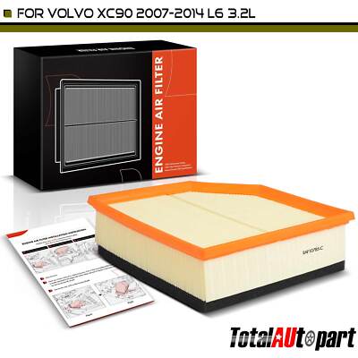 New 1Pc Engine Air Filter for Volvo XC90 2007-2014 3.2L Flexible Panel ...