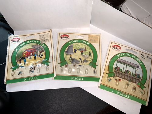 N Scale Stuff 3 packs of Figures NEW OLD STOCK | eBay