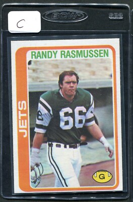 1978 Topps Randy Rasmussen #307 Nm/mt Jets (C) | eBay
