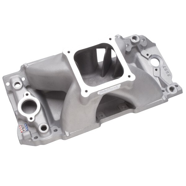 Edelbrock 2897 Super Victor II Intake Manifold for BBC 10.2" Tall Deck ...