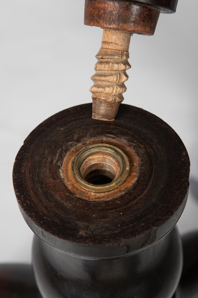 HIGHEST quality and design a GEORGE II Period Mahogany 2 tier stand ...