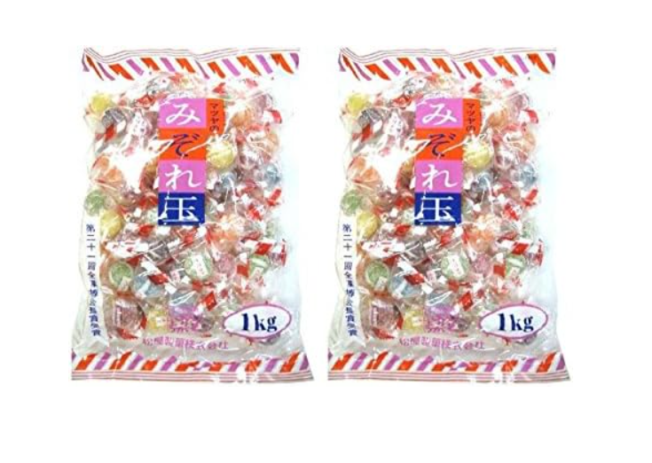Matsuya Seika Mizore Tama Candy 1kg x 2 Bags Fruits Flavor From Japan ...