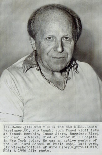 1966 Press Photo American Violinist and Pianist Louis Persinger | eBay