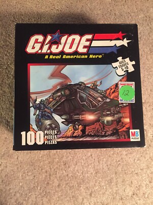 GI JOE, A Real American Hero, 100 Piece Puzzle, NEW. SEALED IN ORIGINAL ...