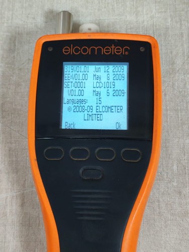 ELCOMETER G319-S 319-STANDARD KD43704-050 VER.1.0 DEW POINT METER-TRIED ...