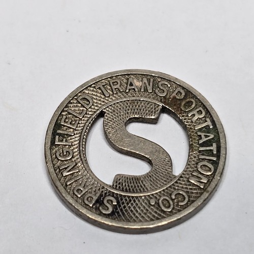 Vintage Springfield Transportation Co. Fare Token One Fare Cutout S ...