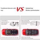 12V Wireless Synchronous Car Home LED RGB Light Source Plastic Optic ...