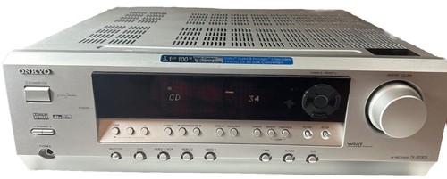 Onkyo TX SR303 5.1 Channel 325 Watt Receiver NO REMOTE Tested Ships ...