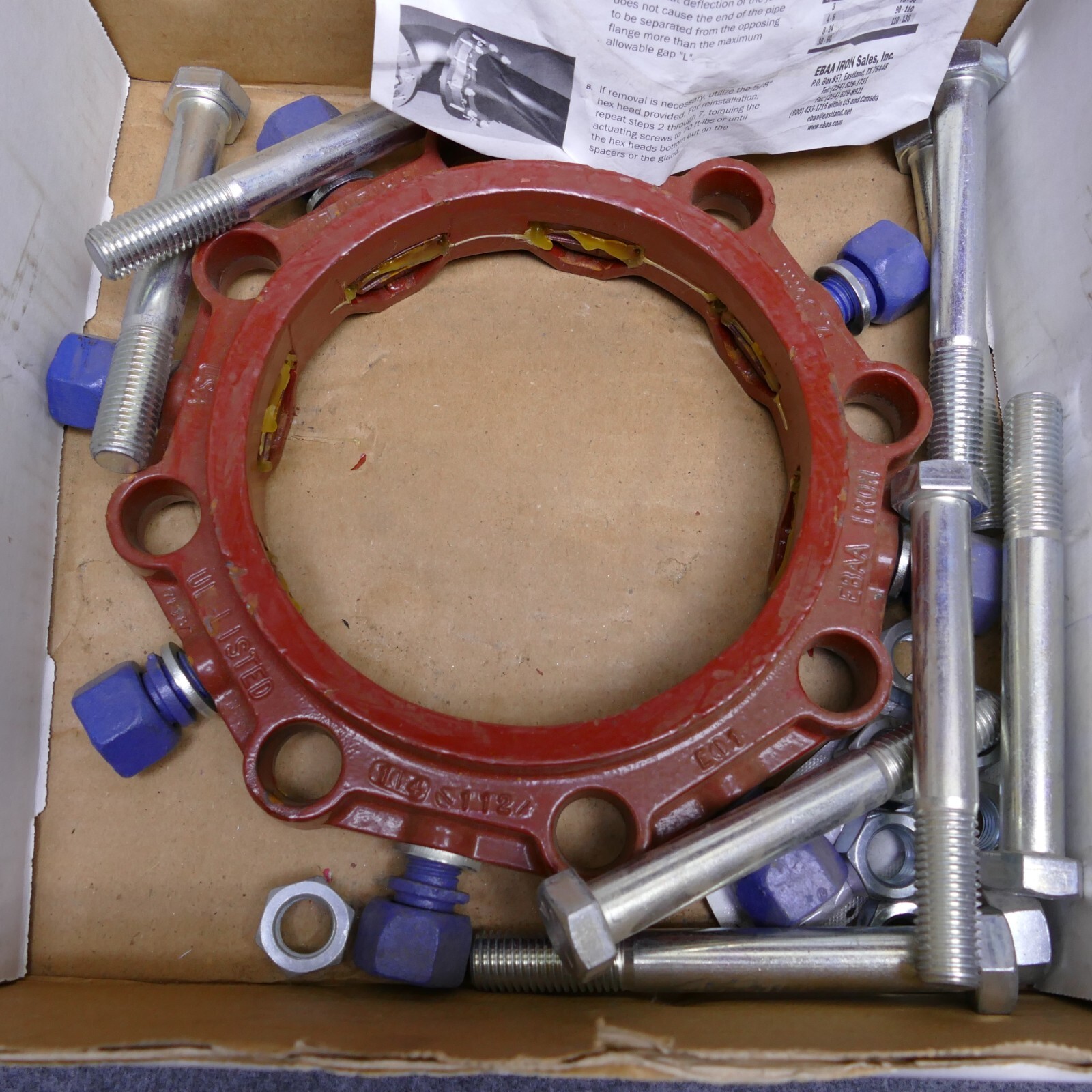 EBAA Megaflange Series 2106 6" Pipe Restrained Flange Adapter New In ...