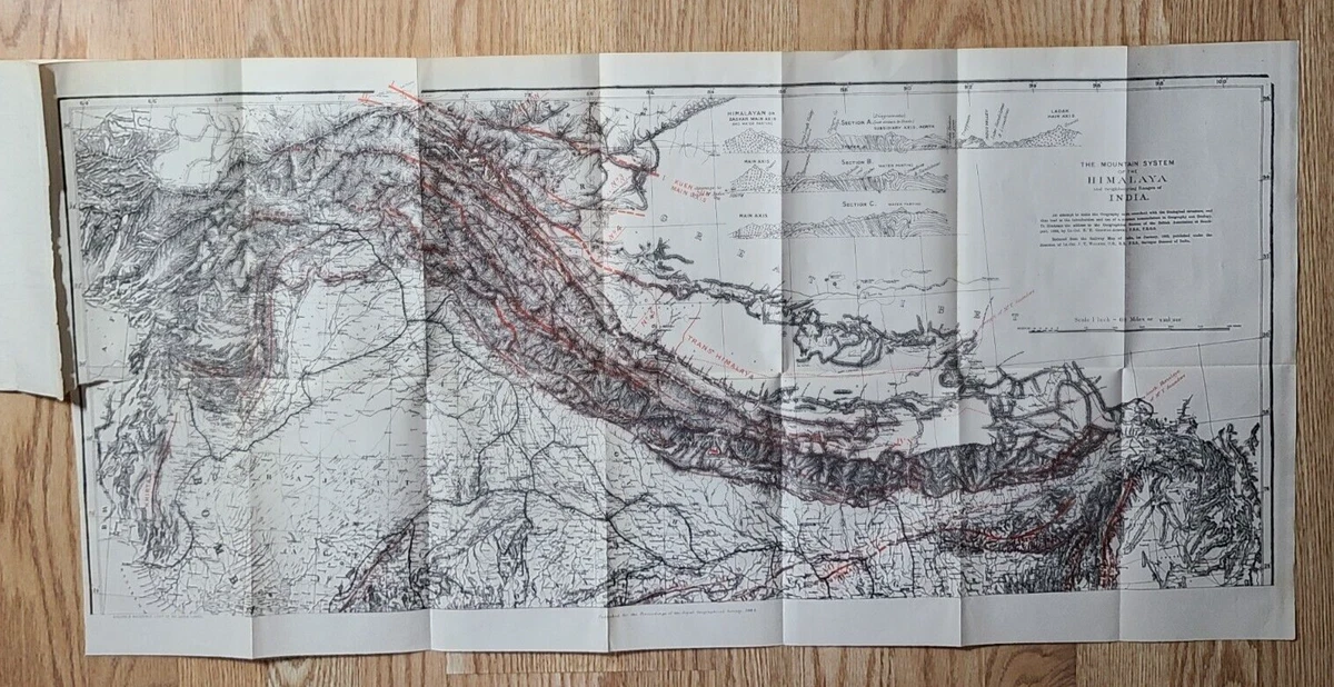 Himalayan Mountains Map