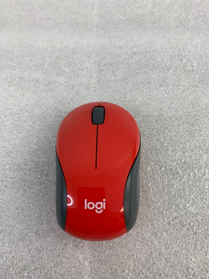 GENUINE Logi M187 Wireless Mini Mouse RED NO DONGLE FREE SHIPPING | eBay